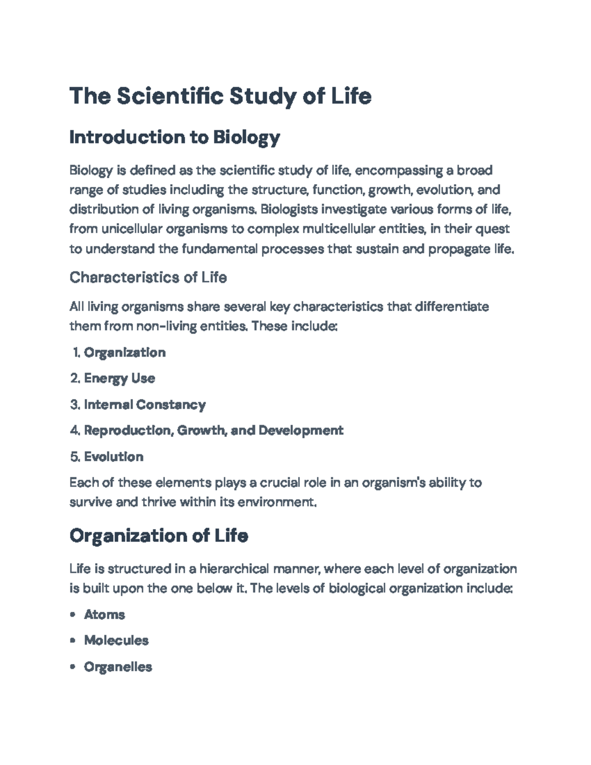Biology 101: Understanding the Characteristics and Classification of ...