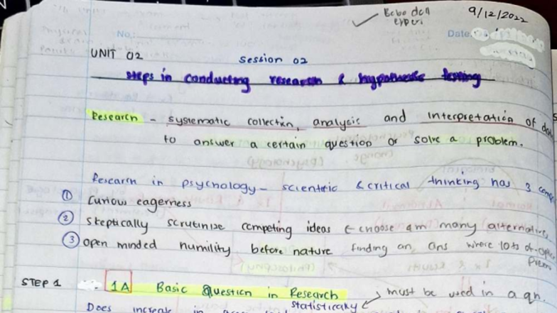 Research Methodology Overview: Steps in Conducting Research (MA 410 ...
