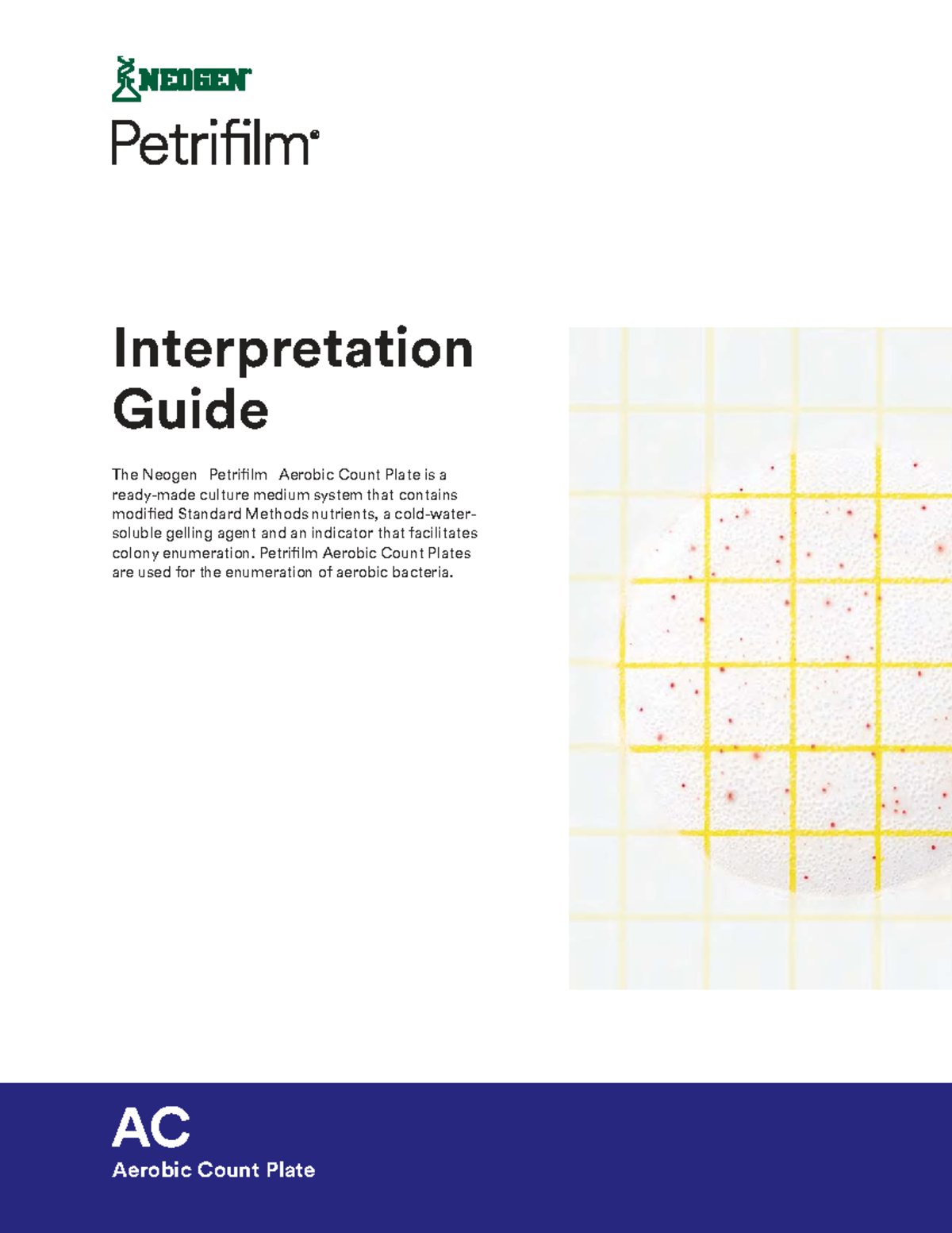 Petrifilm Aerobic Count (AC) Plate Interpretation Guide FS00578 - Studocu