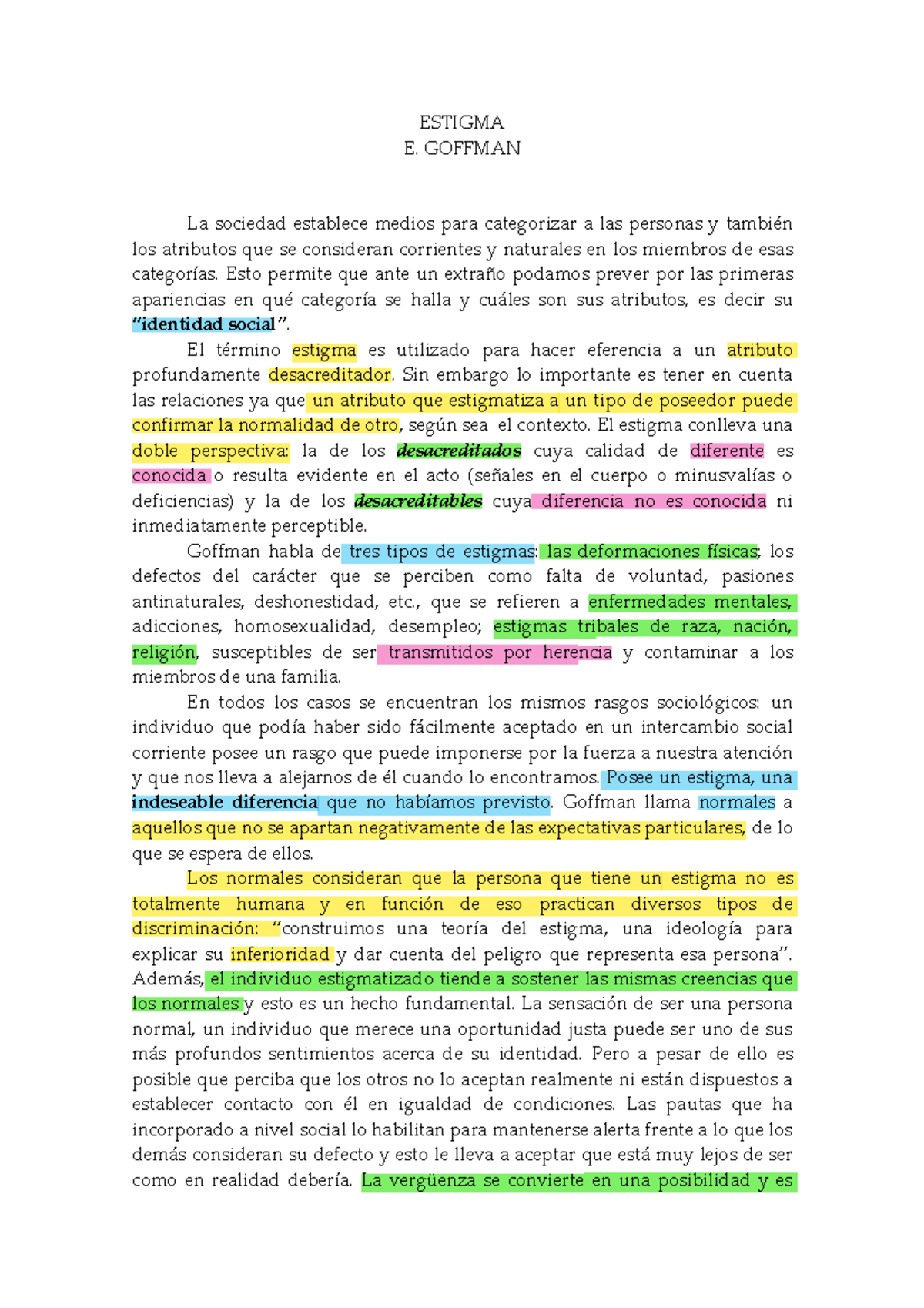 Qu Es Estigma Significado Tipos Ejemplos ¿Qué Es Legado? » Su