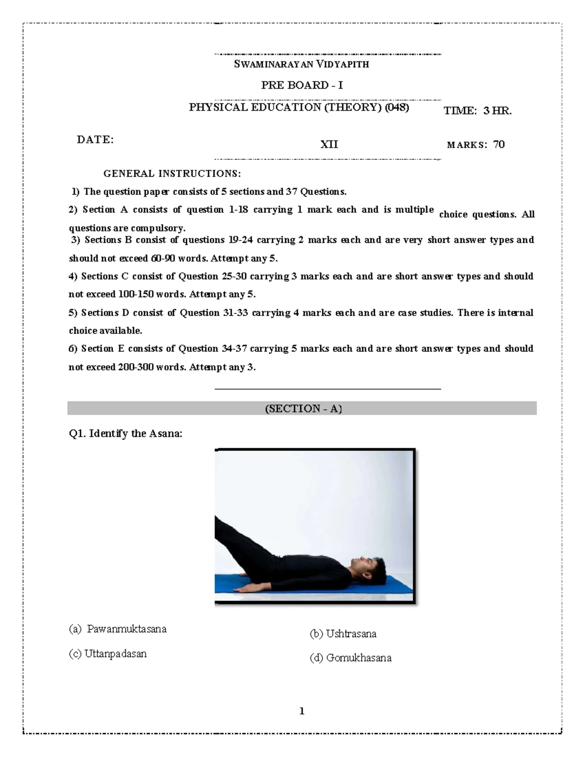 Class 11 complete notes - PHYSICA YSICAL EDUCATION EDUCATION PHYSICAL ...