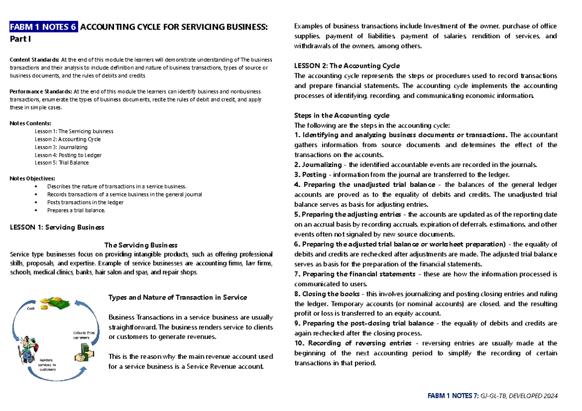 FABM-1- Notes-7- Accounting- Cycle-FOR- Servicing- Business-PART-1 ...