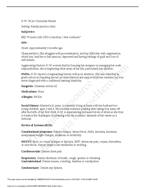 I Human NR603 week 3 JC - iHuman NR603 week 3 JC History – 64 questions ...