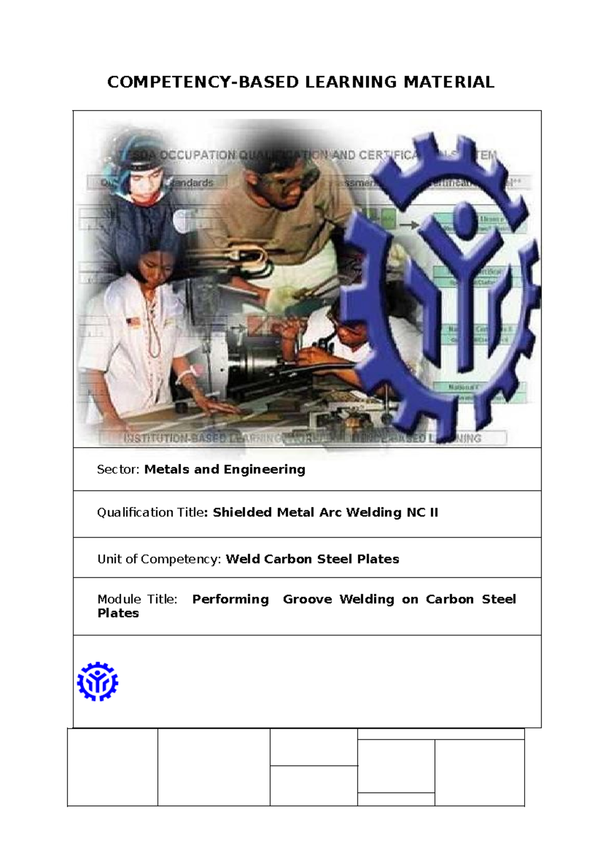 433844340 CBLM Core Competencies for SMAW NC II Training Module - Studocu