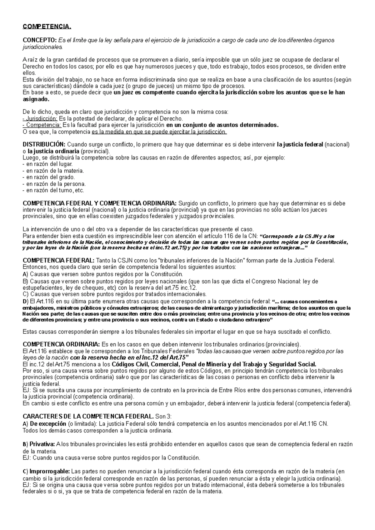 Resumen Segundo Parcial Procesal - Unidad 15: LOS ALEGATOS. LA CONCLUSIÓN DE LA CAUSA. LOS MODOS ...
