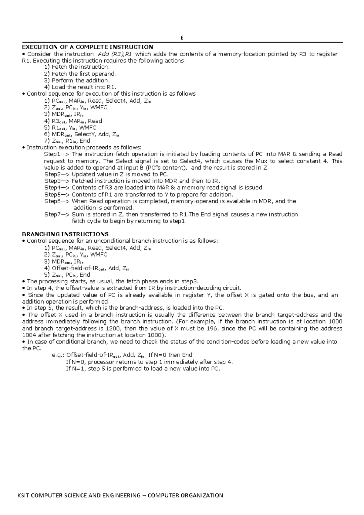 Computer architecture-21-40 - Timing and Control The timing for all registers in the basic ...