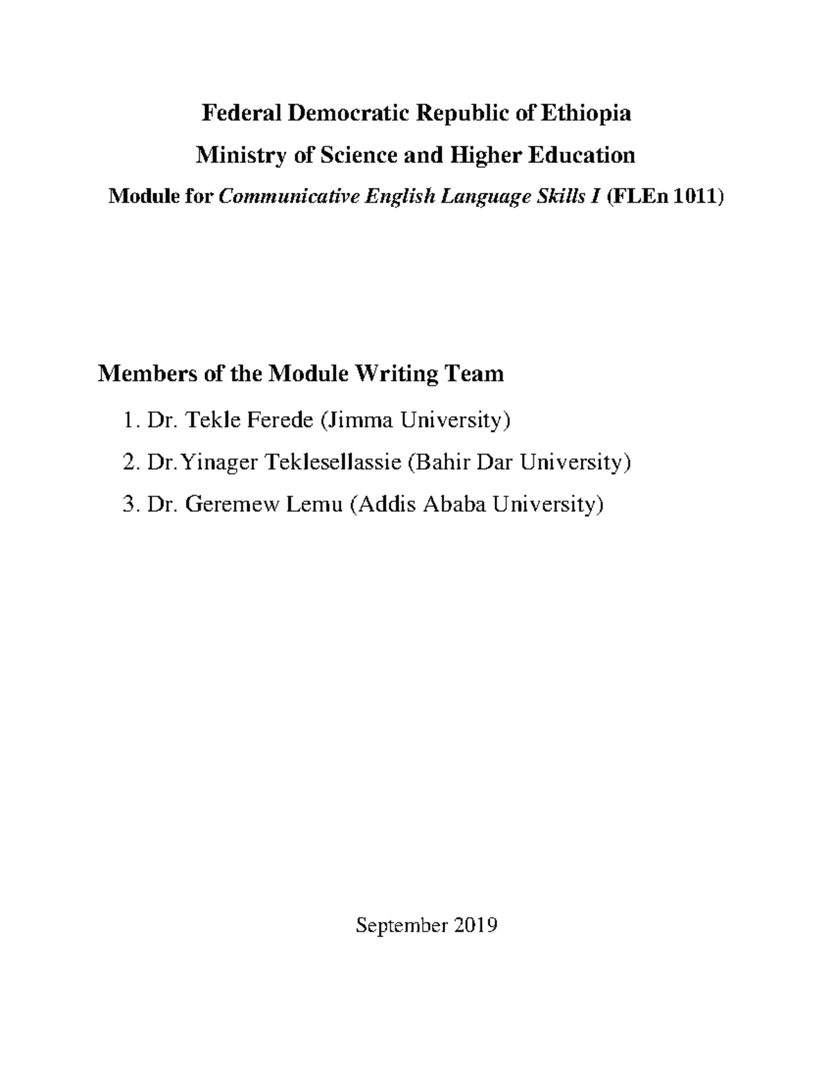 A Plus English II - material of fresh man students - በ A+ Tutorial ...