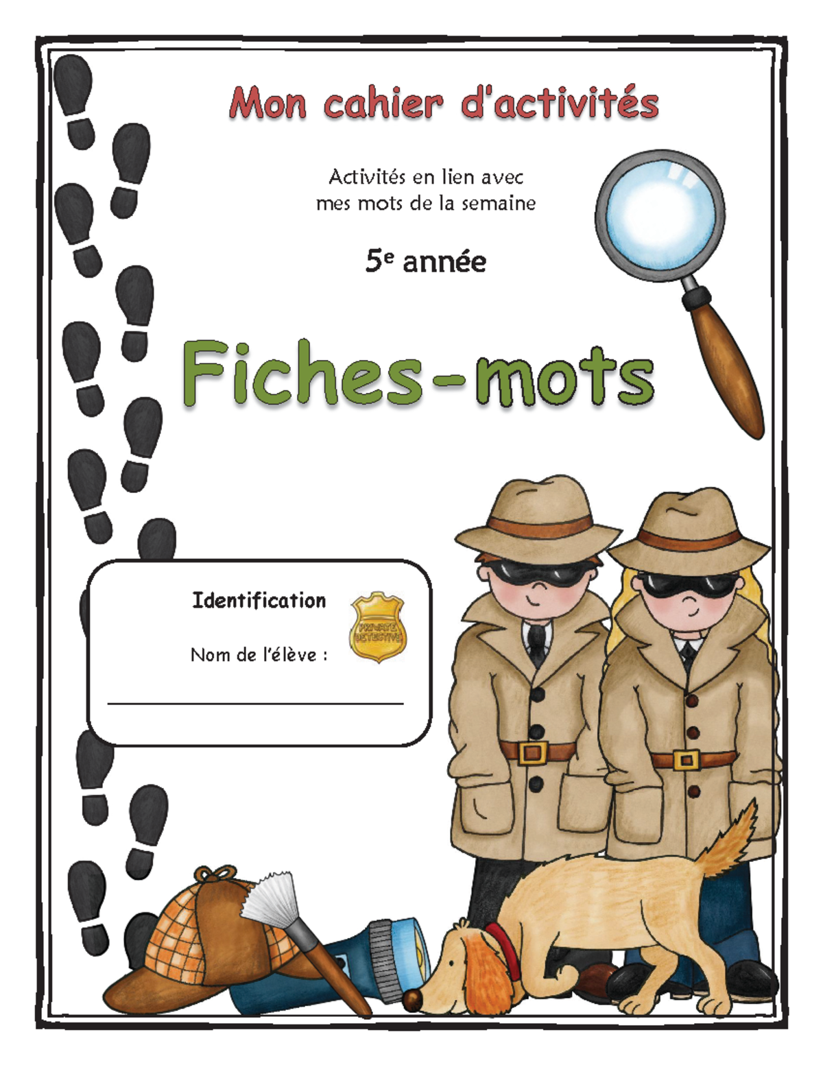 Fiches D Activités Pour Le Vocabulaire 5e Année Studocu
