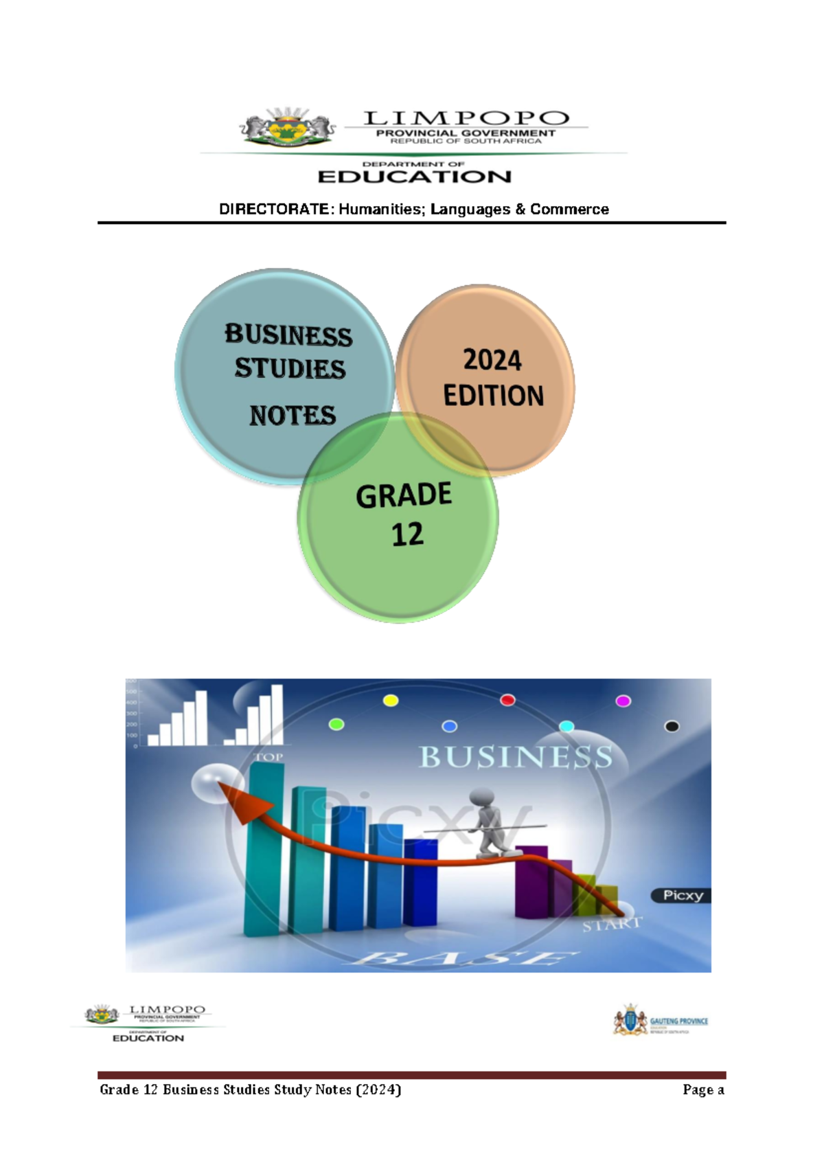 Grade 12 Business Studies Study Notes 2024 Edition - Comprehensive ...
