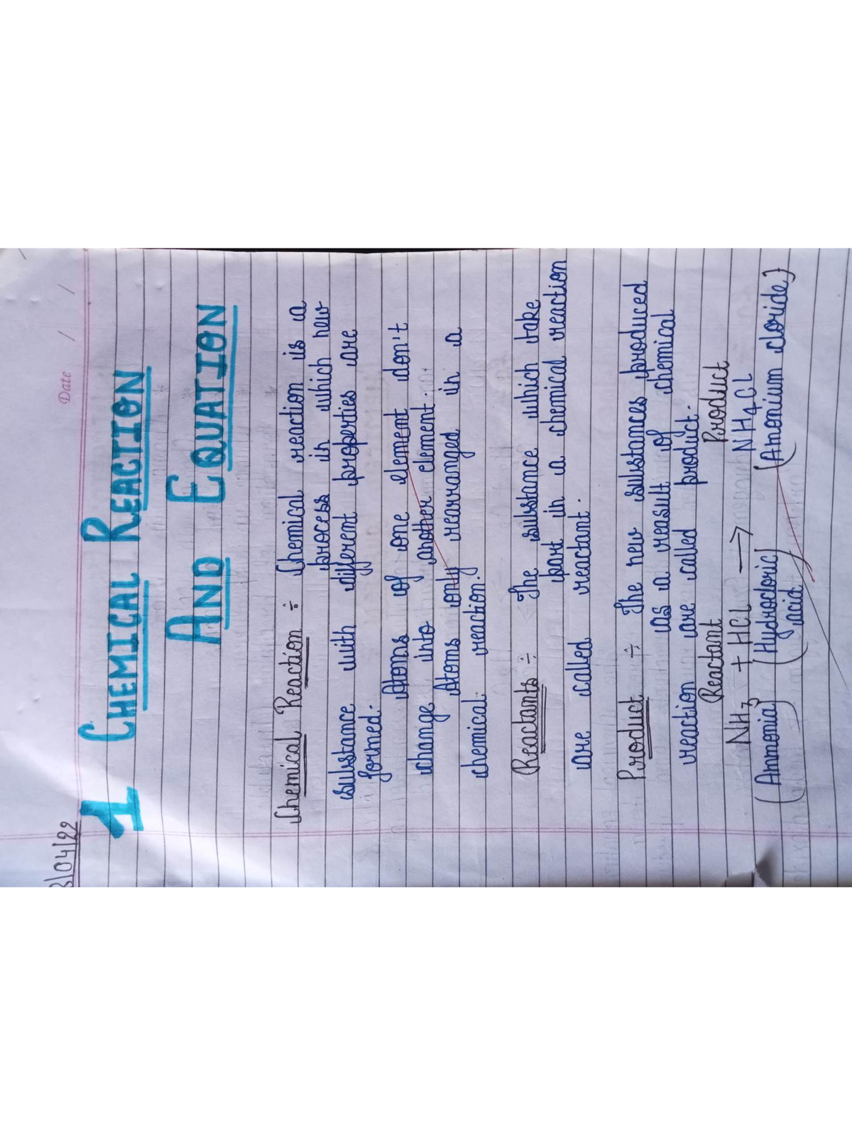 Class 10 Science Chapter 1 Notes - Compressed Version - Studocu