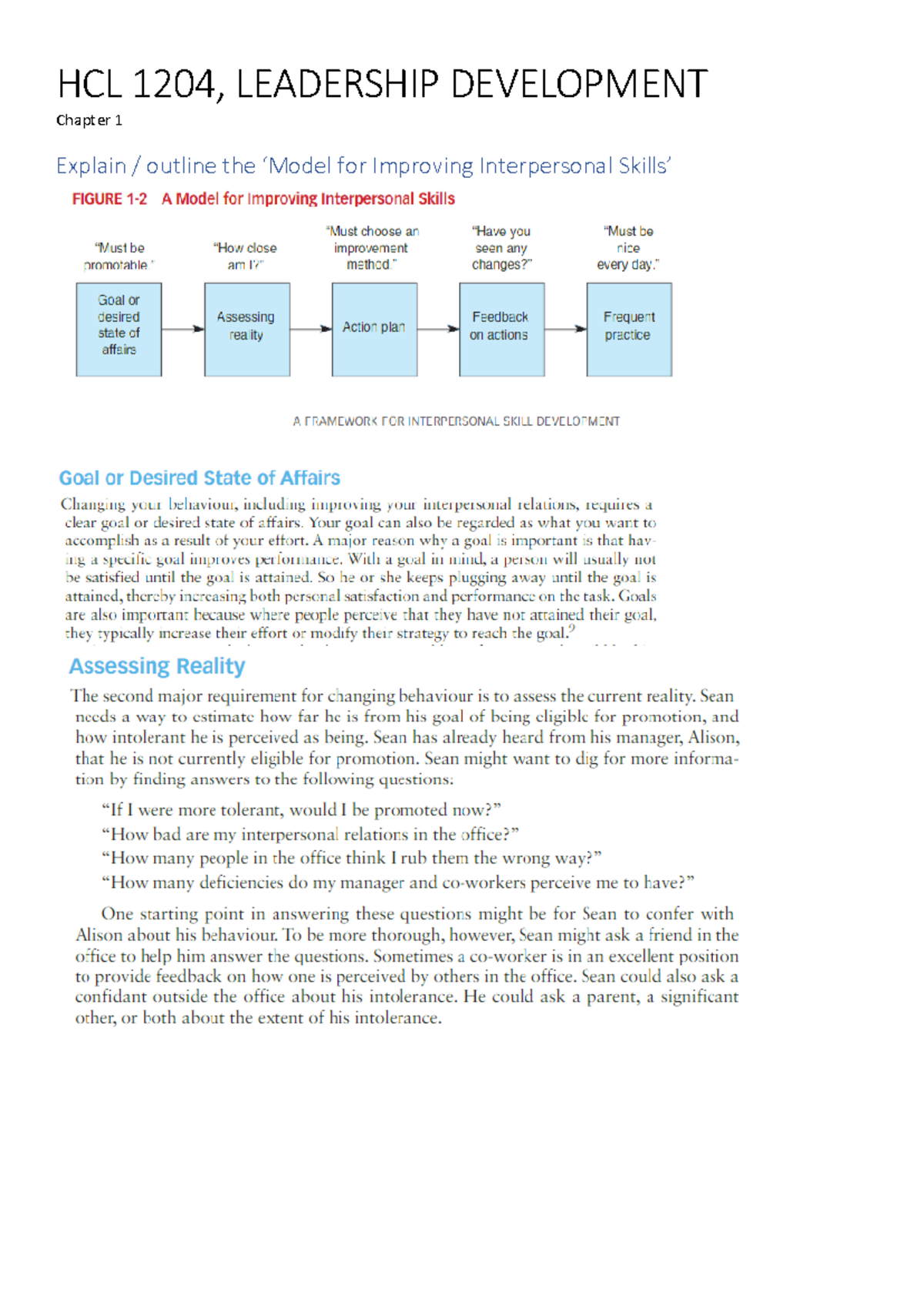 HCL 1204 Notes - This note is a summary of Chapter 1 to Chapter 5 from ...