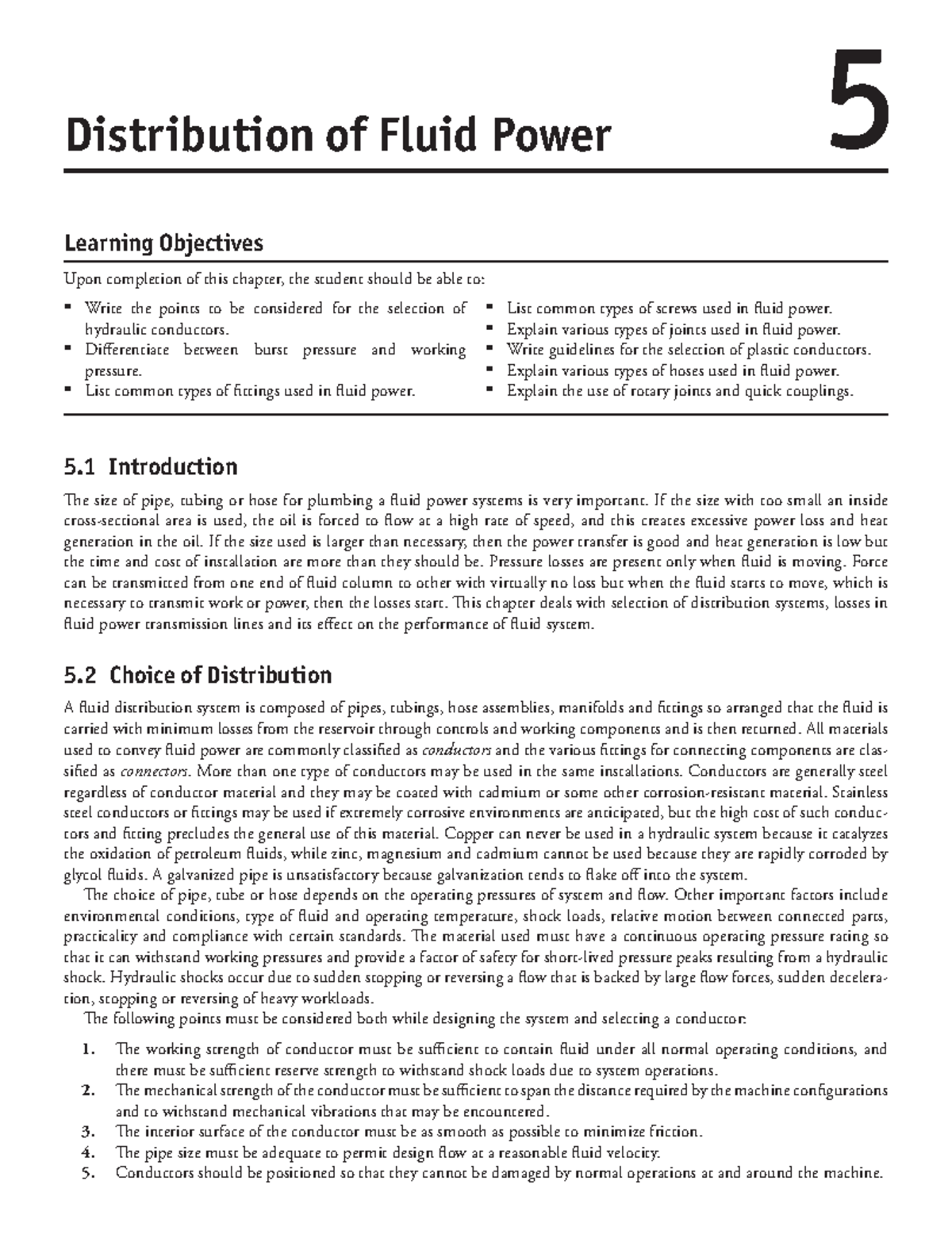 Fluid Power Distribution: Key Concepts and Selection Criteria (TB8 ...
