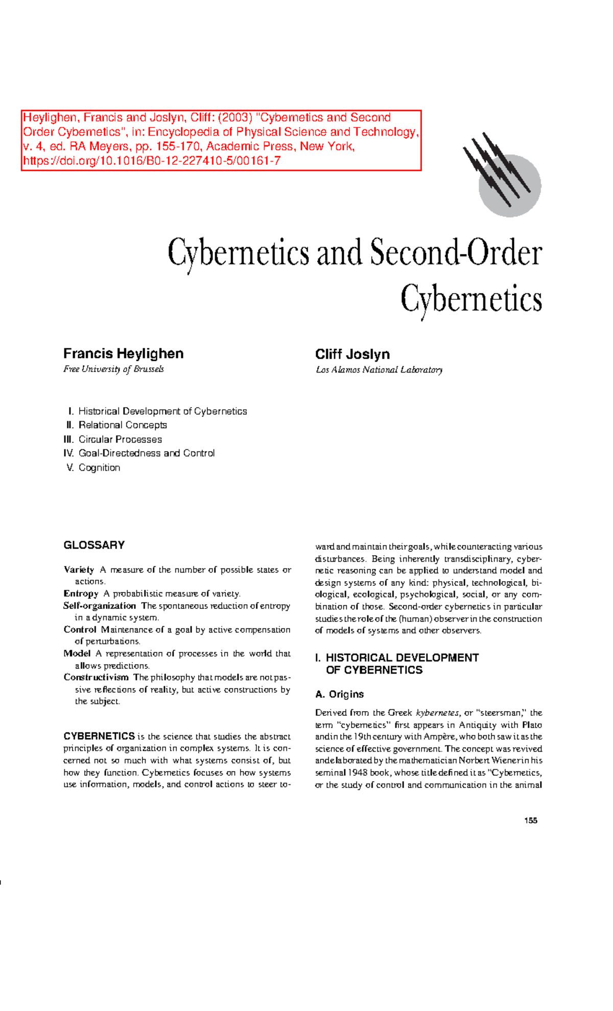 Understanding 1st and 2nd Order Cybernetics: A Comprehensive Overview ...