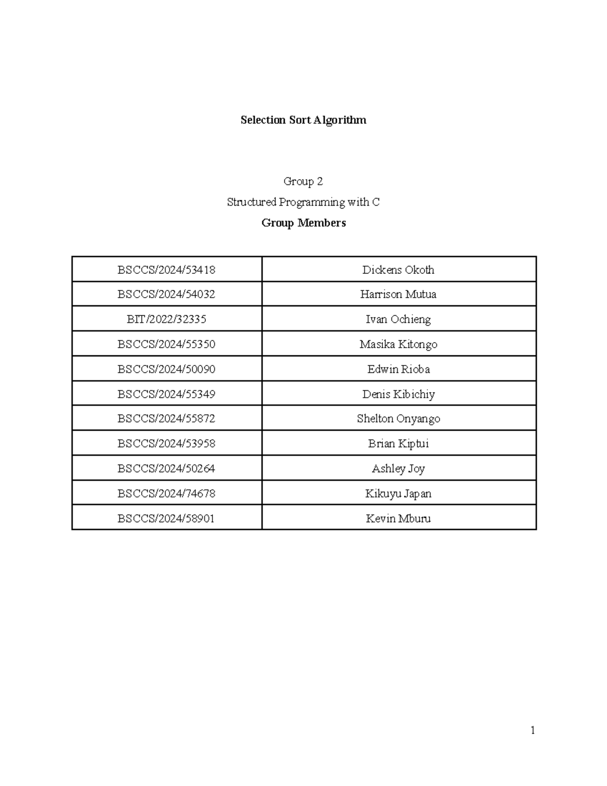 CSP 101: Selection Sort Algorithm Overview and Implementation - Studocu