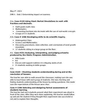 D092 Task 1 - Performative Assessment - June 29, 2024 D092 – Task 1 ...