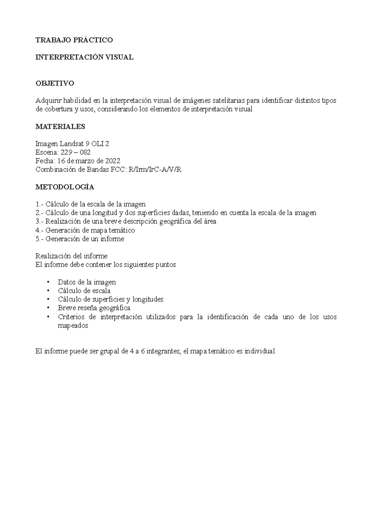 Trabajo Practico Interpretacion Visual 2022 - TRABAJO PRÁCTICO INTERPRETACIÓN VISUAL OBJETIVO ...