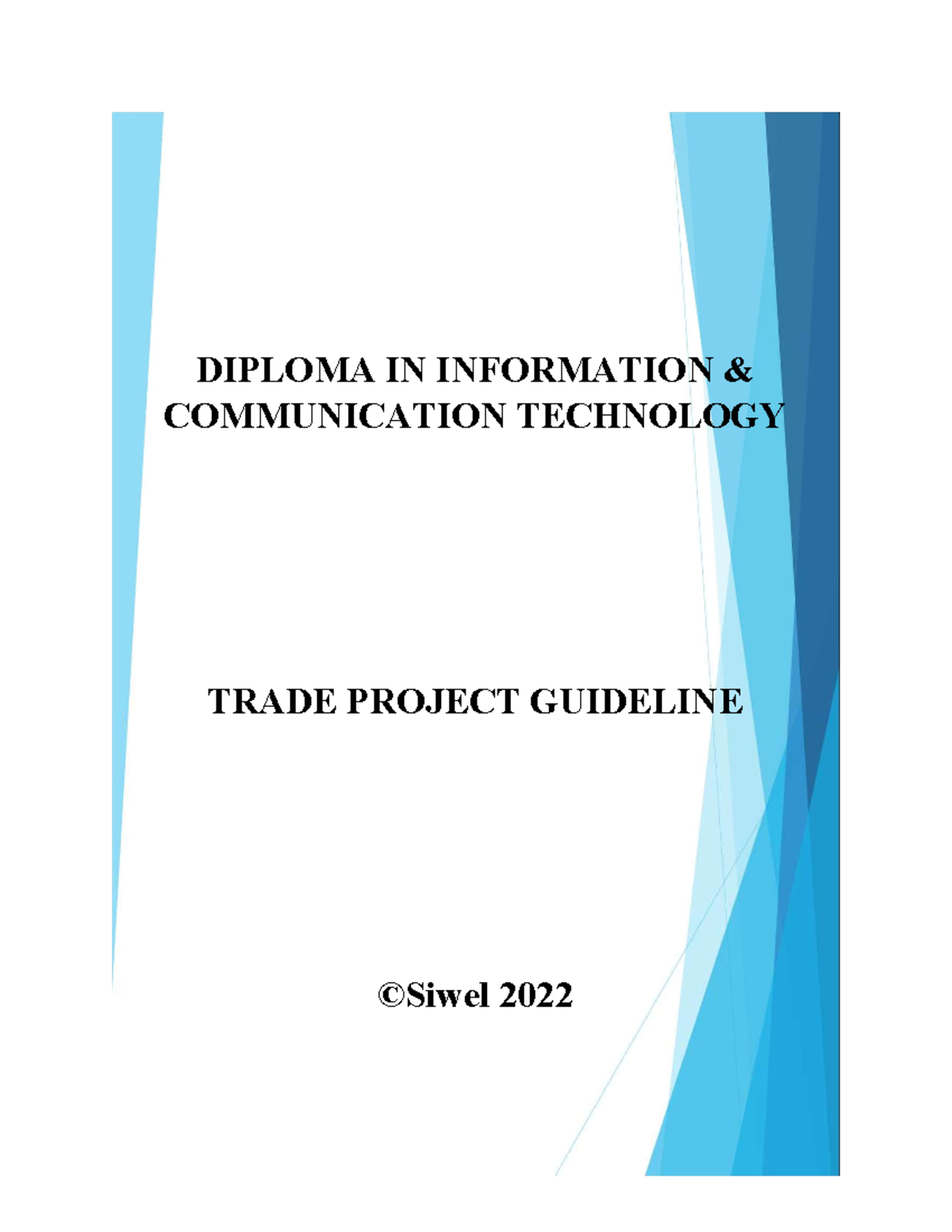 DICT 304201 Trade Project Guideline for XYZ Procurement System - Studocu