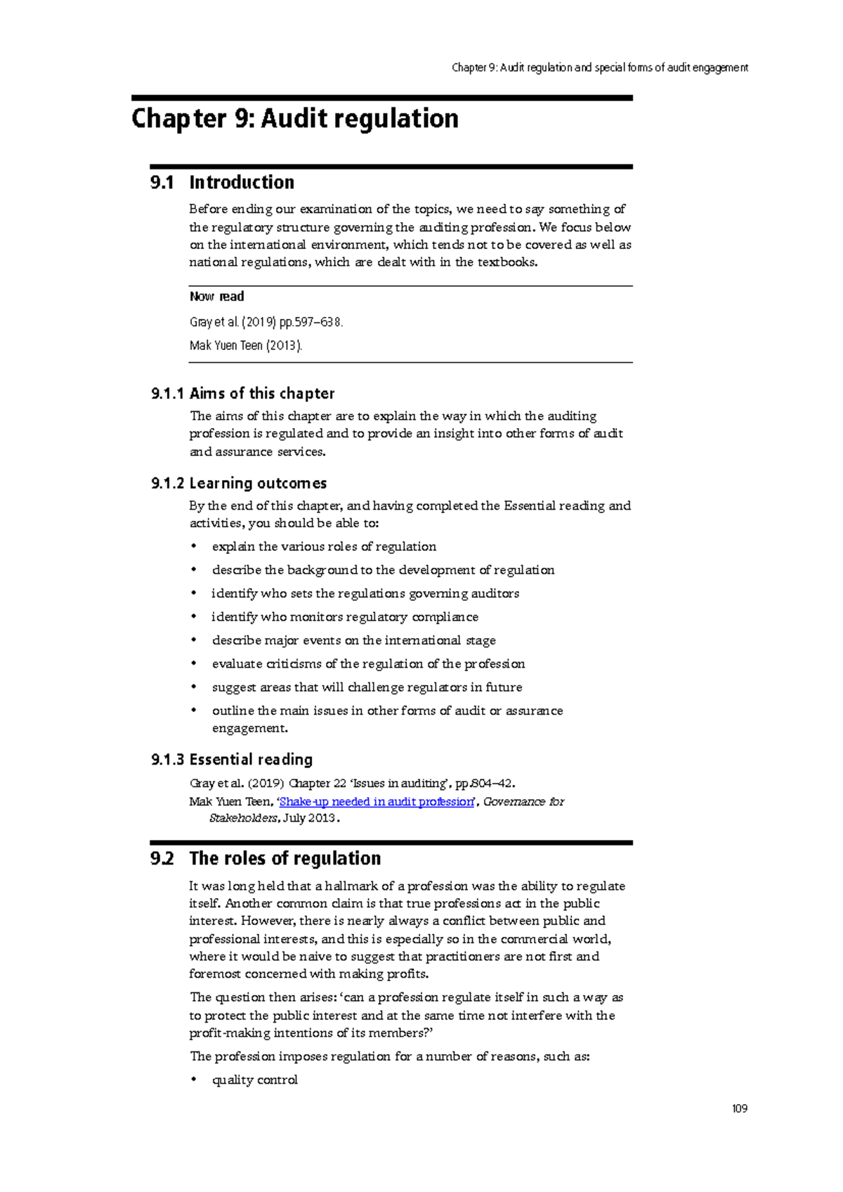AC3093 Chapter 9: Audit Regulation & Special Engagements Study Guide ...