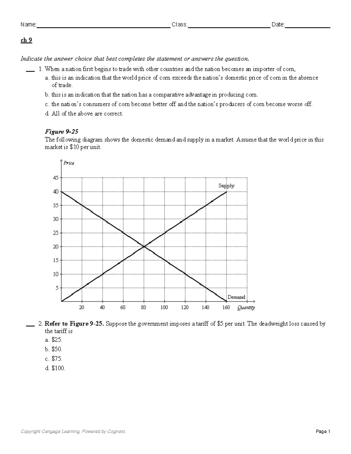 Ch 9 Key - Assignment - - Studocu