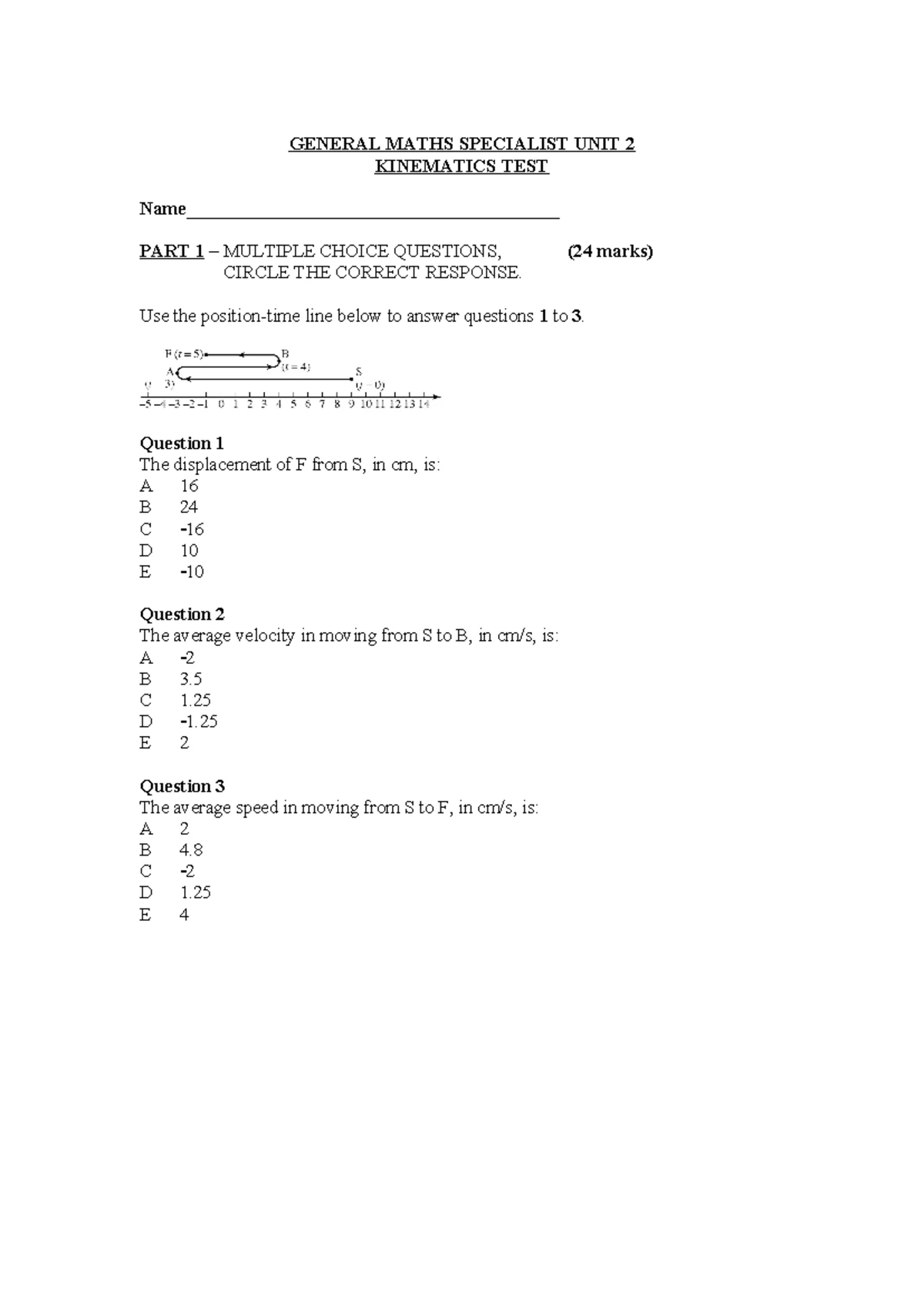 Specialist Maths formula sheet - SPECIALIST MATHEMATICS Written ...