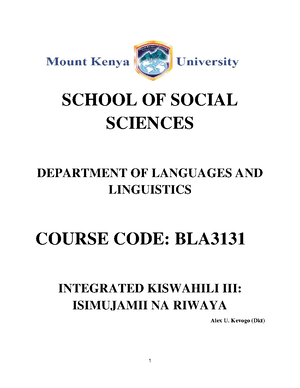 Nadharia ZA Uhakiki WA Fasihi - KISW 212 NADHARIA ZA UHAKIKI WA FASIHI NA MTINDO UHAKIKI NI NINI ...