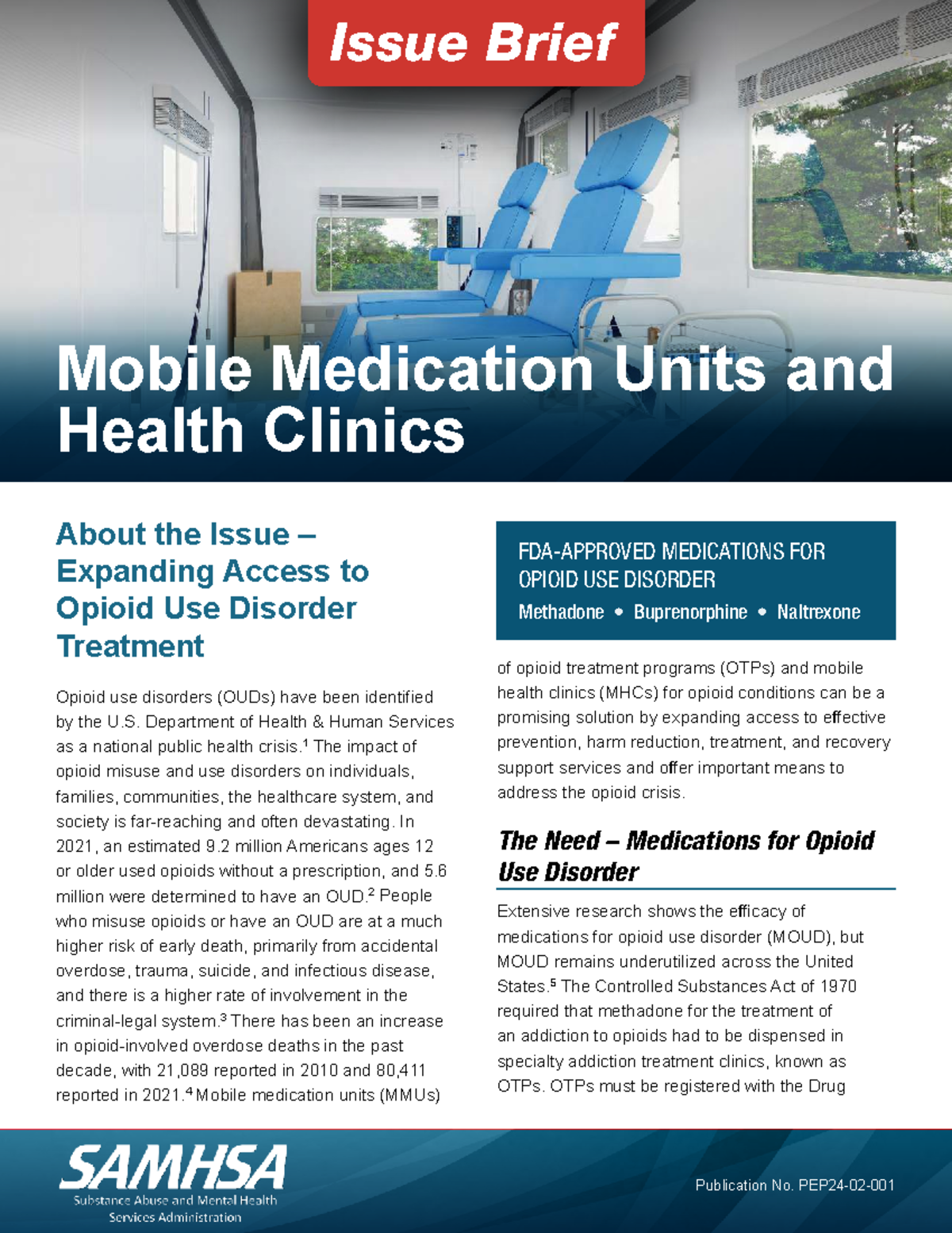 Mobile Medication Units & Health Clinics: Addressing OUD Access 2024 ...
