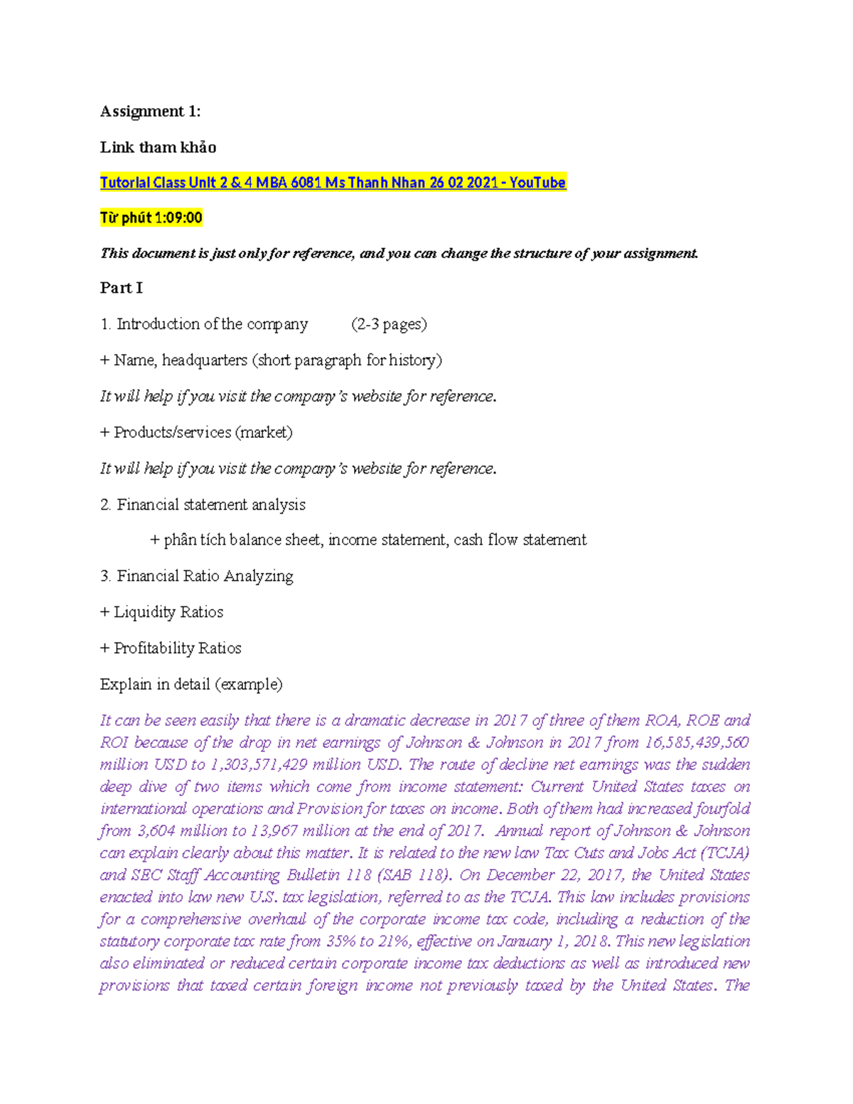 Assignment bond valuation outline and guideline update - Assignment 1 ...