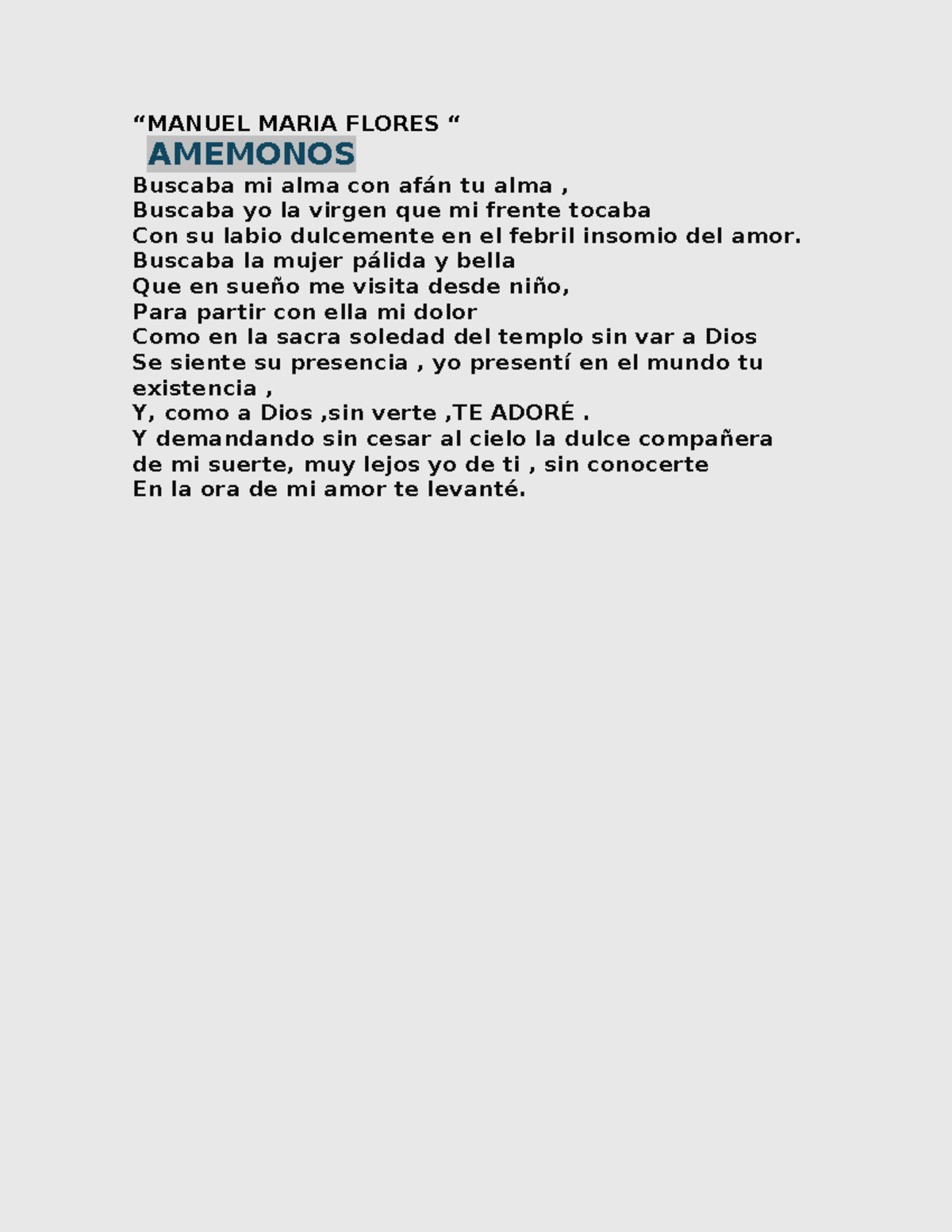 Poema "Buscaba mi alma" - Proyecto Arcelia (EGPG) - Studocu