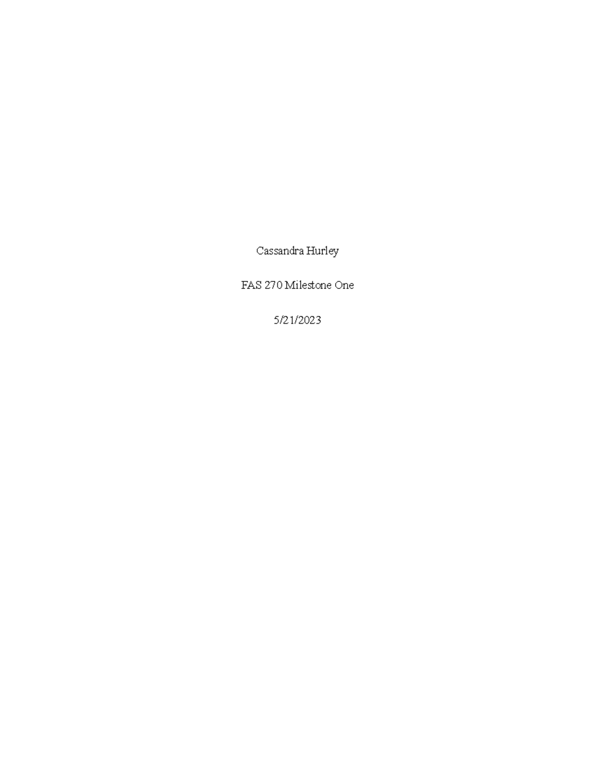 FAS 270 Milestone One: Proposal on Harry Potter's Sorcerer's Stone ...