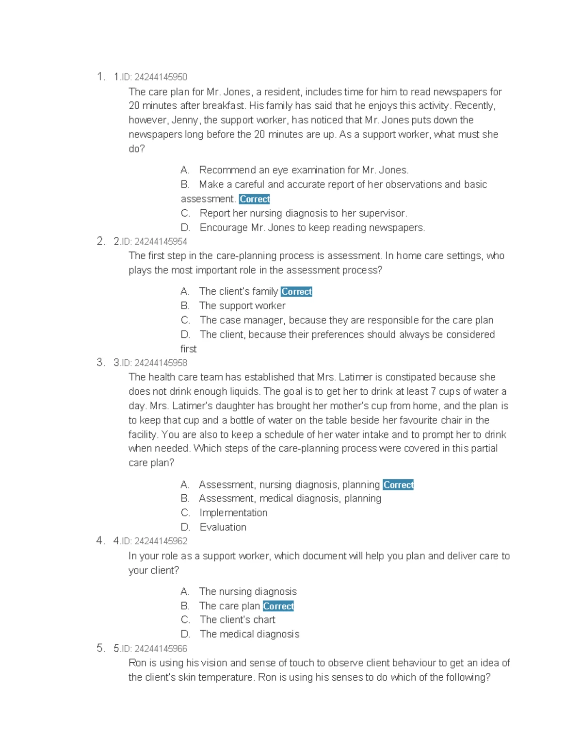 IV-2 PSW Foundations Test B - Module 1 Comprehensive Review - Studocu