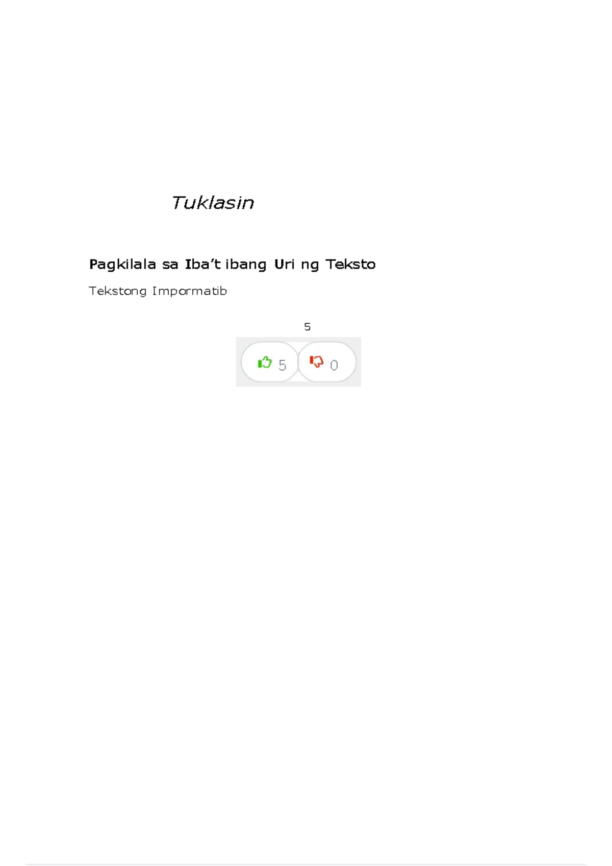 Pagbasa-at-pagsusuri-11-q1-module-1 compress - Tuklasin Pagkilala sa ...