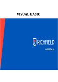 Richfield - Programming - Studocu