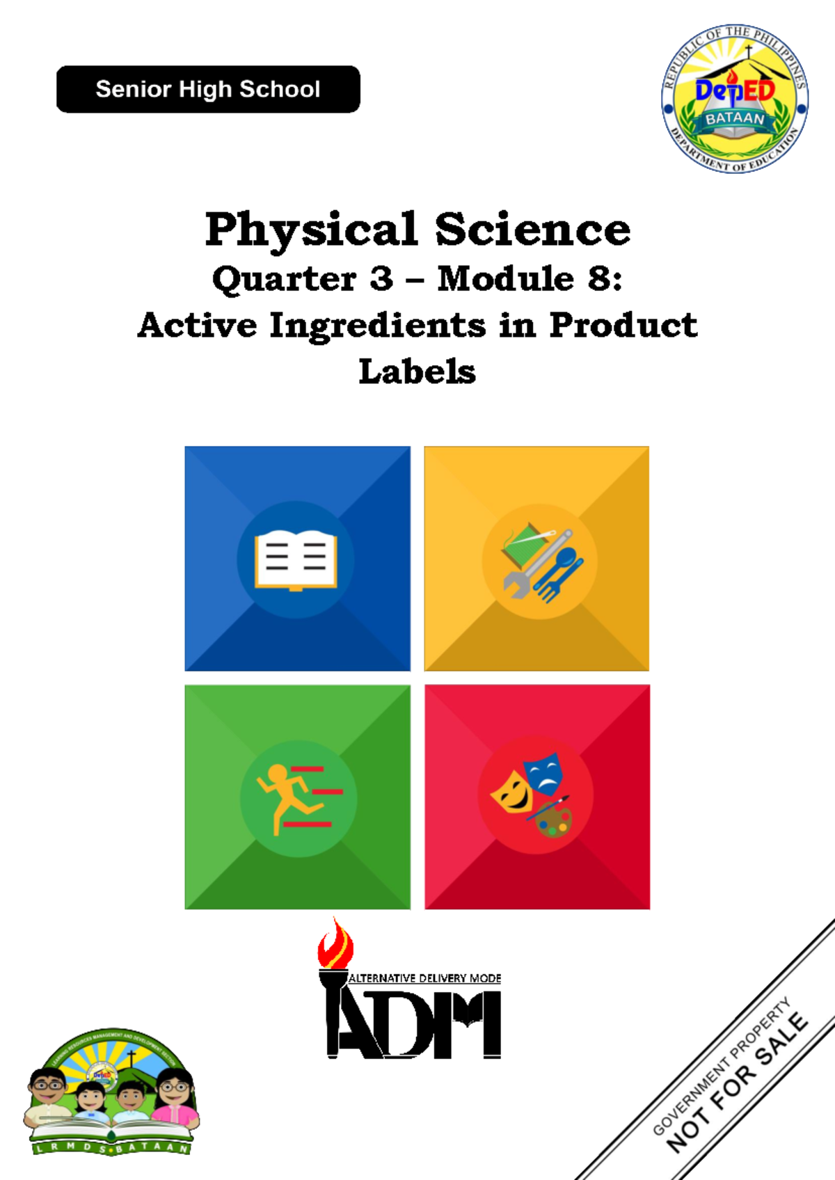 Physical Science 11 Q3 - Module 8: Active Ingredients in Labels - Studocu