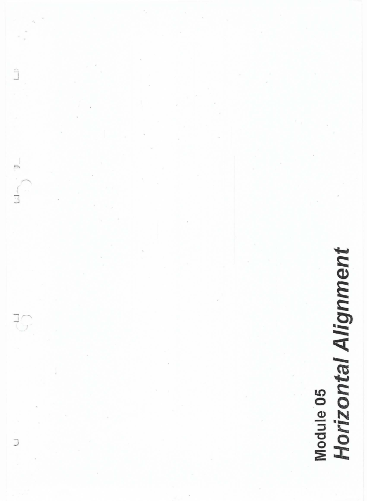 Transportation Engineering II: Module 05 - Horizontal Alignment Insights - Studocu