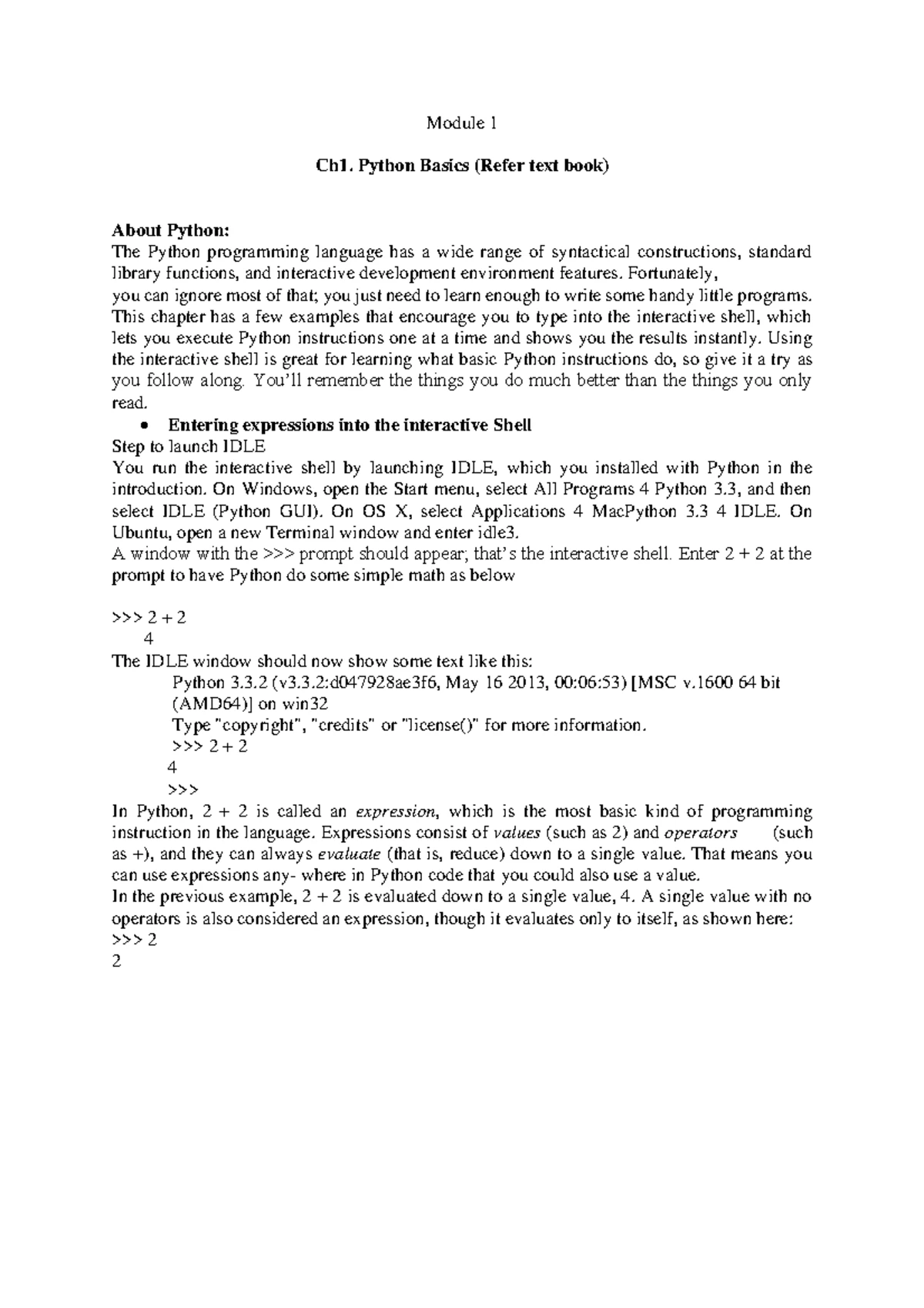 Module 1 - Digital Design Concepts & Binary Logic Notes (3rd Sem AIML ...