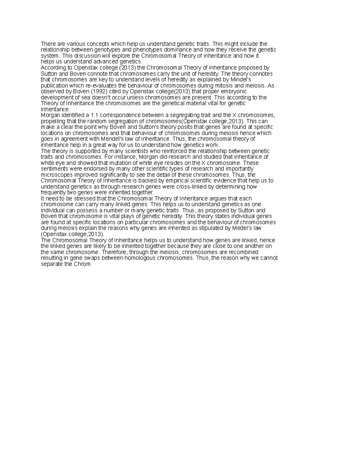 Genetics Concepts Chromosomal Theory Of Inheritance Explained Bio101
