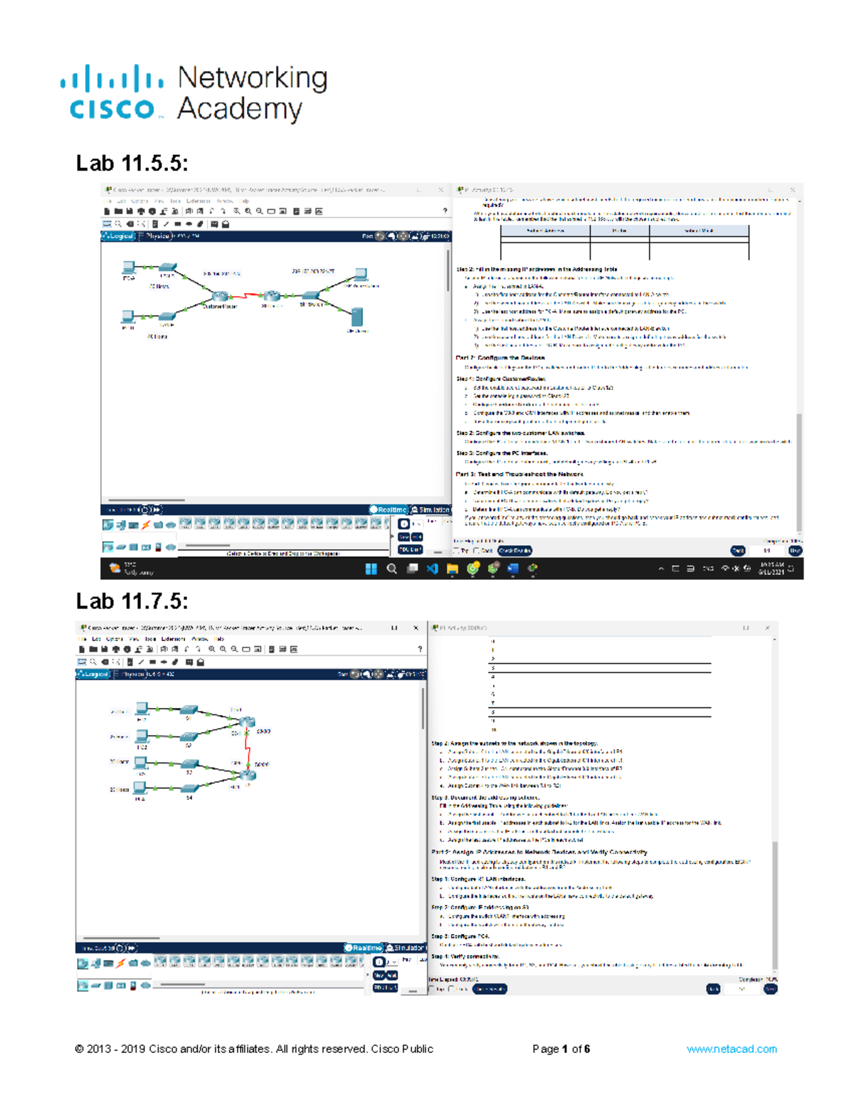1166 Lab Calculate Ipv4 Subnets Lab 115 Lab 117 Lab 119 Lab 1110 Lab Calculate
