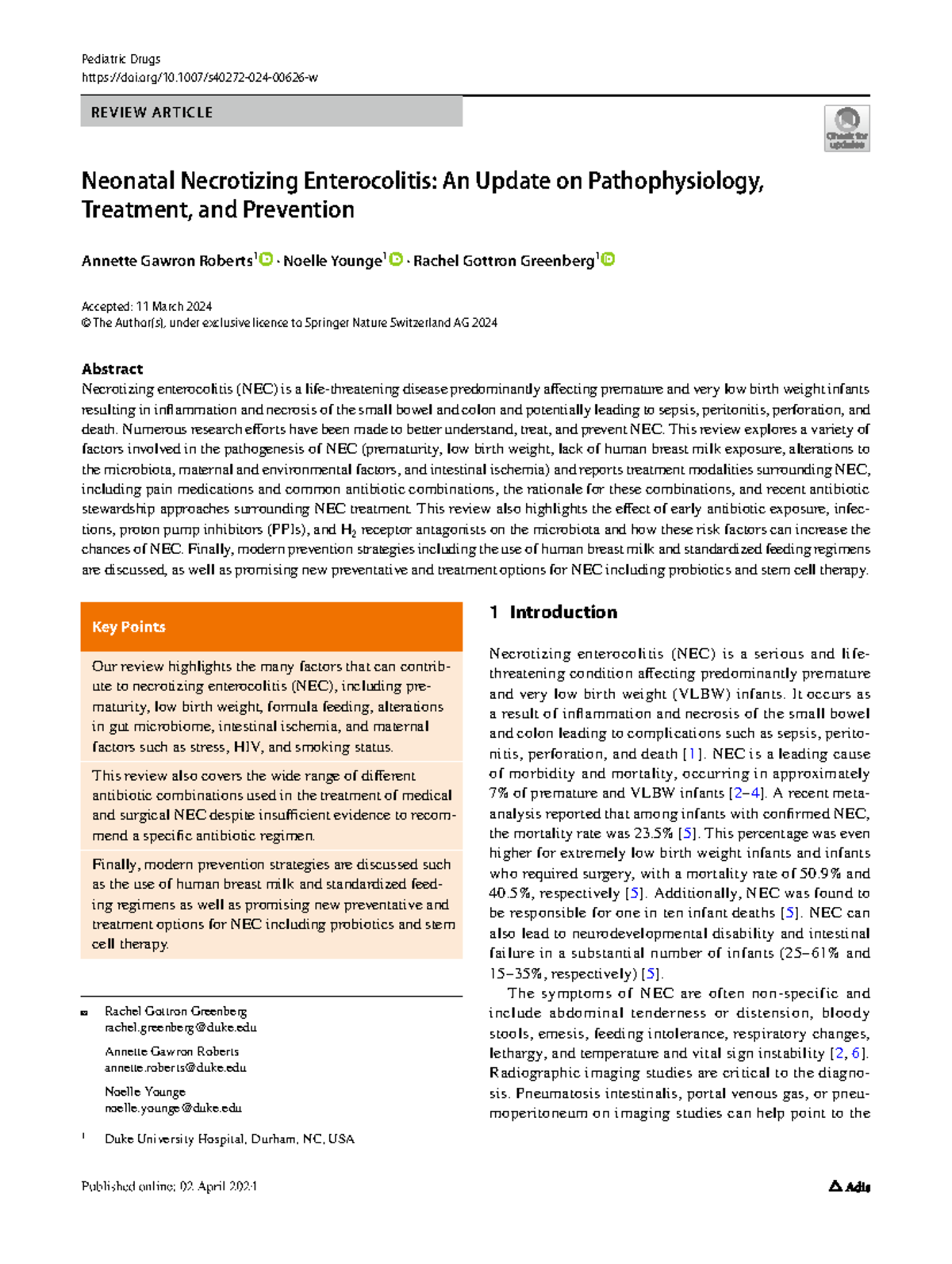 PEDS 101: Neonatal Necrotizing Enterocolitis - Pathophysiology ...