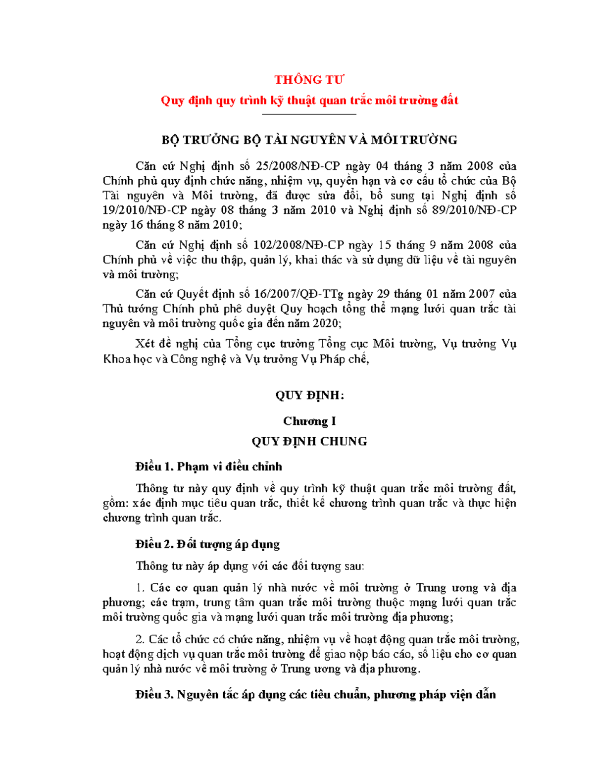 [123doc] - thong-tu-quy-dinh-quy-trinh-ky-thuat-quan-trac-moi-truong ...