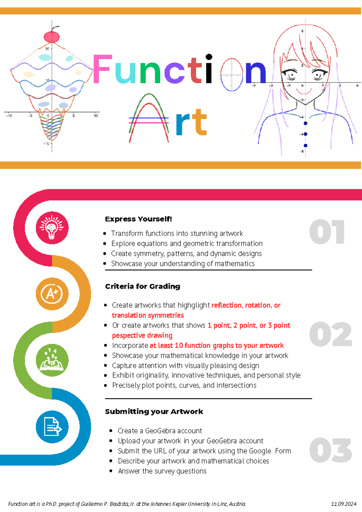 Function Art Project Year 3: Expressing Math Through Design - Studocu