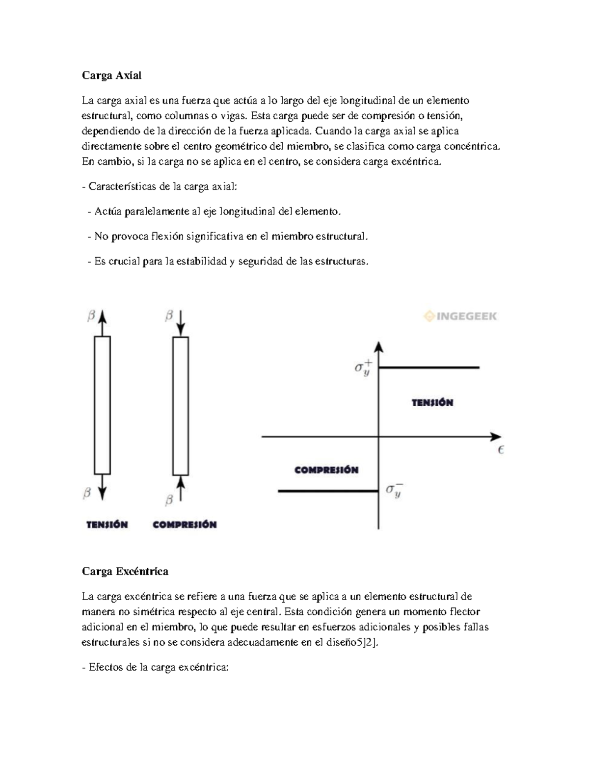 Cargas Axiales y Excéntricas: Análisis Estructural y Conceptos Clave ...