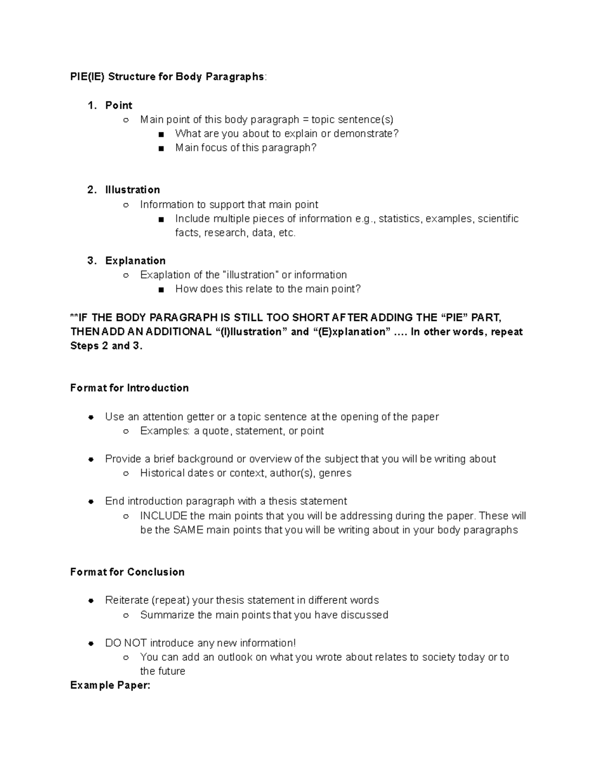 Essay Format - Intro, Body, Conclusion - Deprecated API usage: The SVG ...