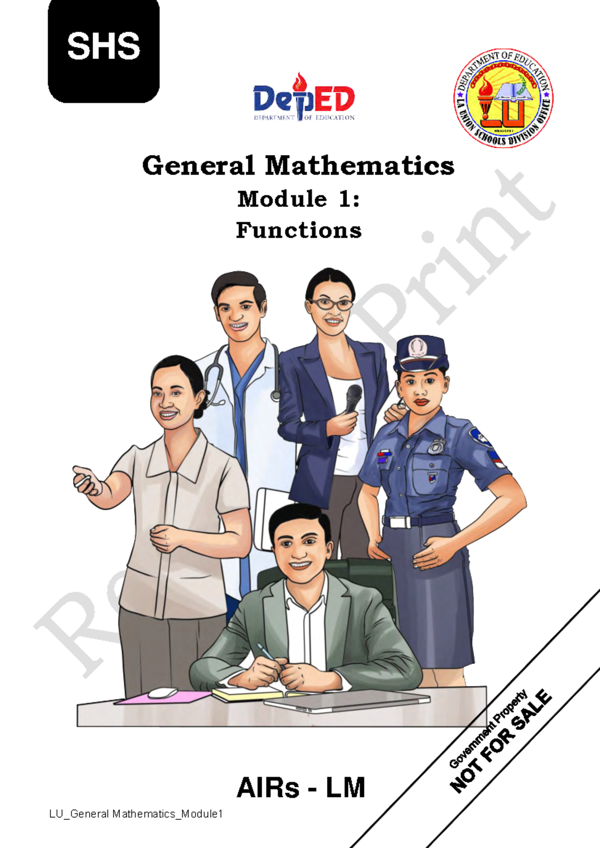 Gen Math Q1 Mod1 - Functions and Their Evaluations - Studocu