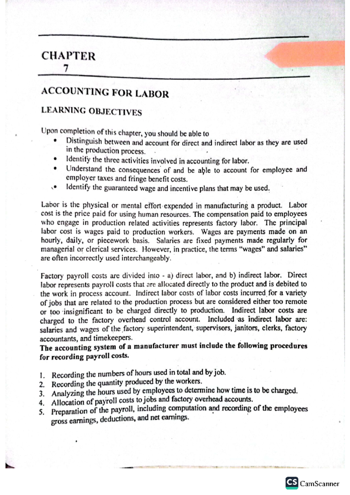 Ch7 Labor Accounting Principles and Practices by De Leon - Studocu