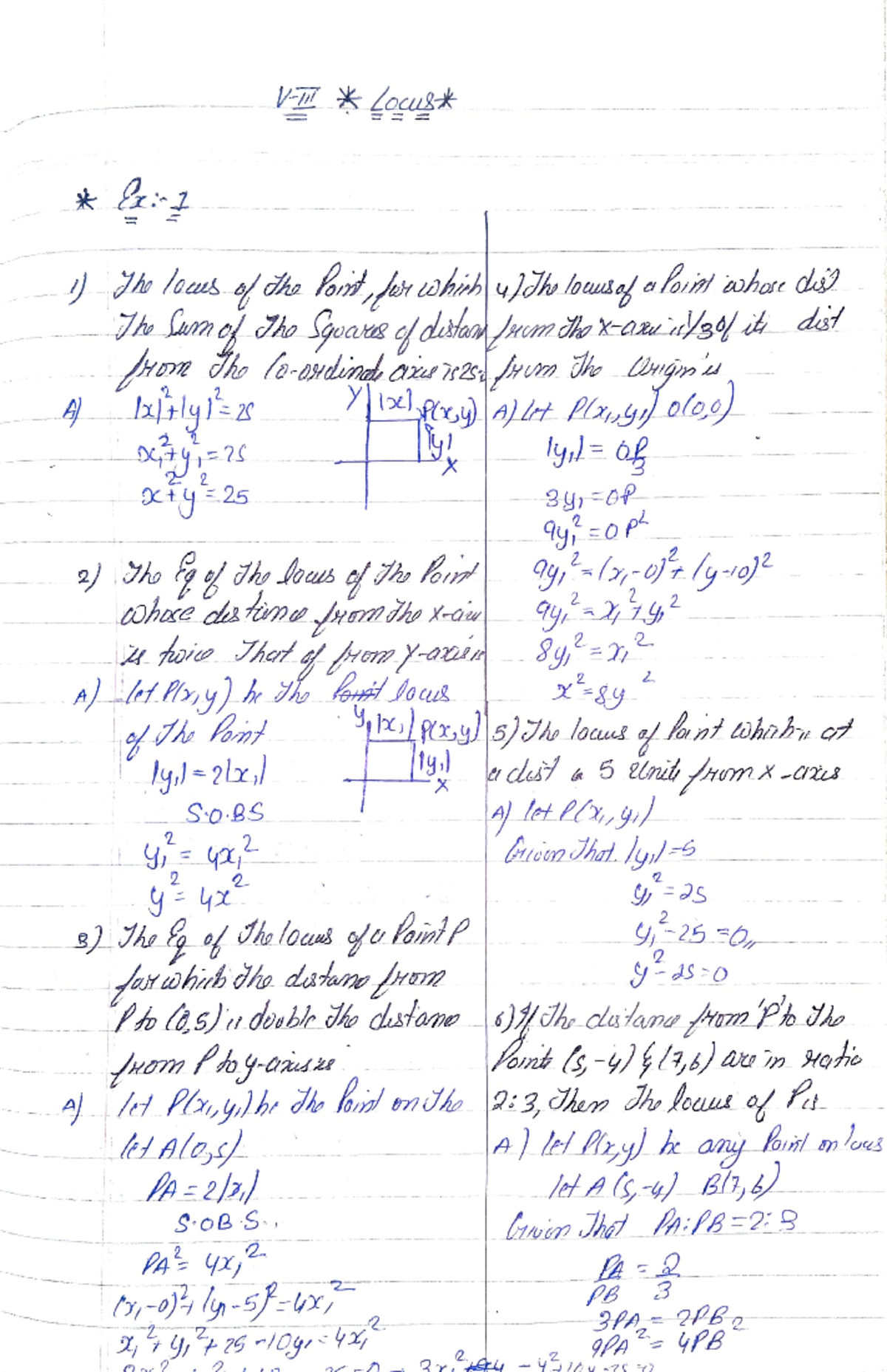Locus Final Notes with Examples and Important Formulas - Studocu
