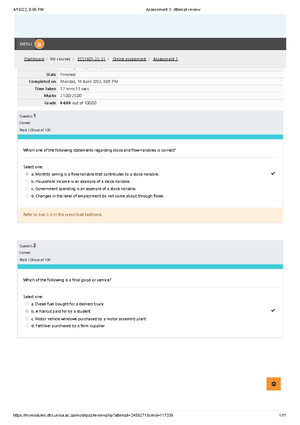 Ecs1601 assignment 1 - ECS1601 - Studocu