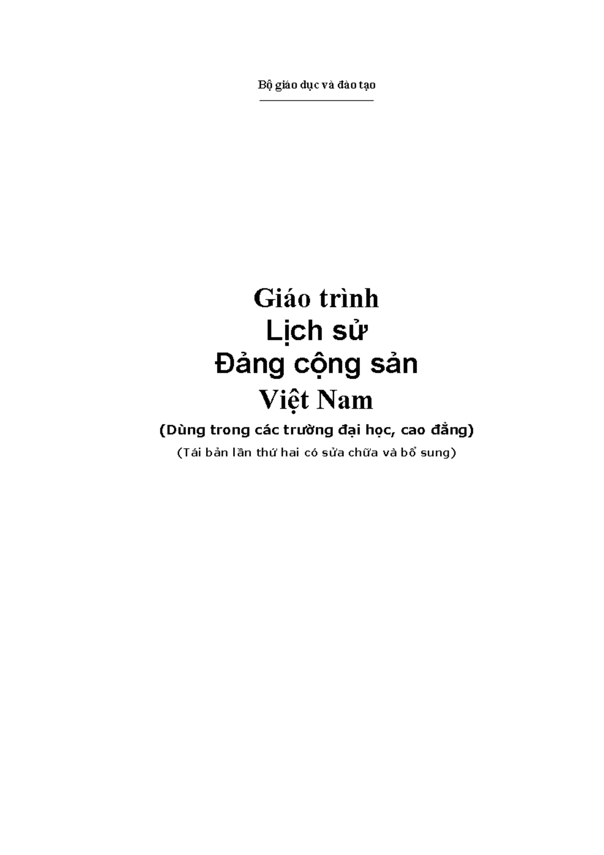 Lich+su+Dang - dsadad - Bộ giáo dục và đào tạo ...