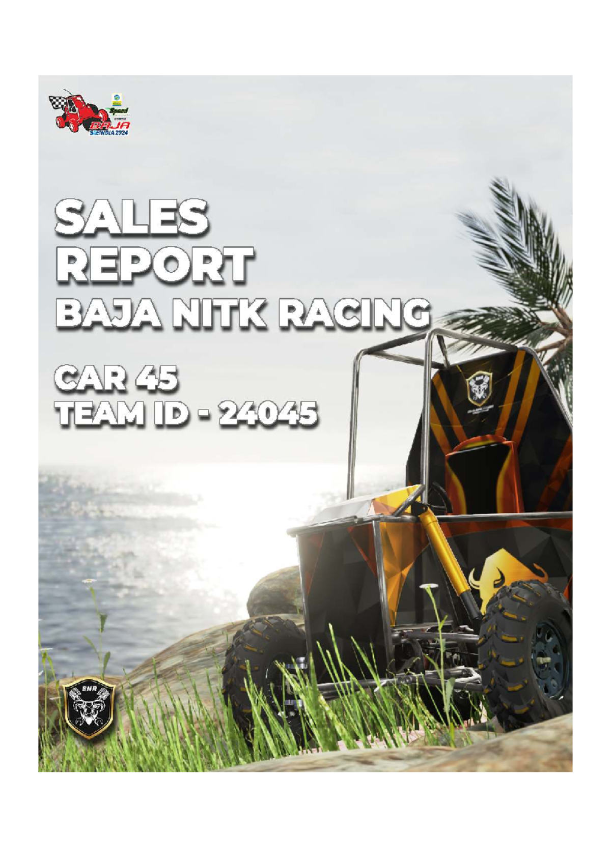 Sales Presentation 2023: Final Report on BAJA NITK Racing - Studocu