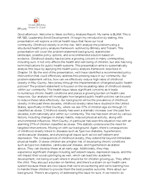 NR586NP Concept Map Summary Worksheet - NR586NP Concept Map Summary NR ...