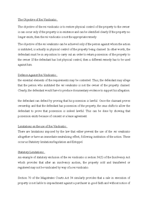 Servitudes Notes - Chapter 9 SERVITUDES AND RESTRICTIVE CONDITIONS (1 ...